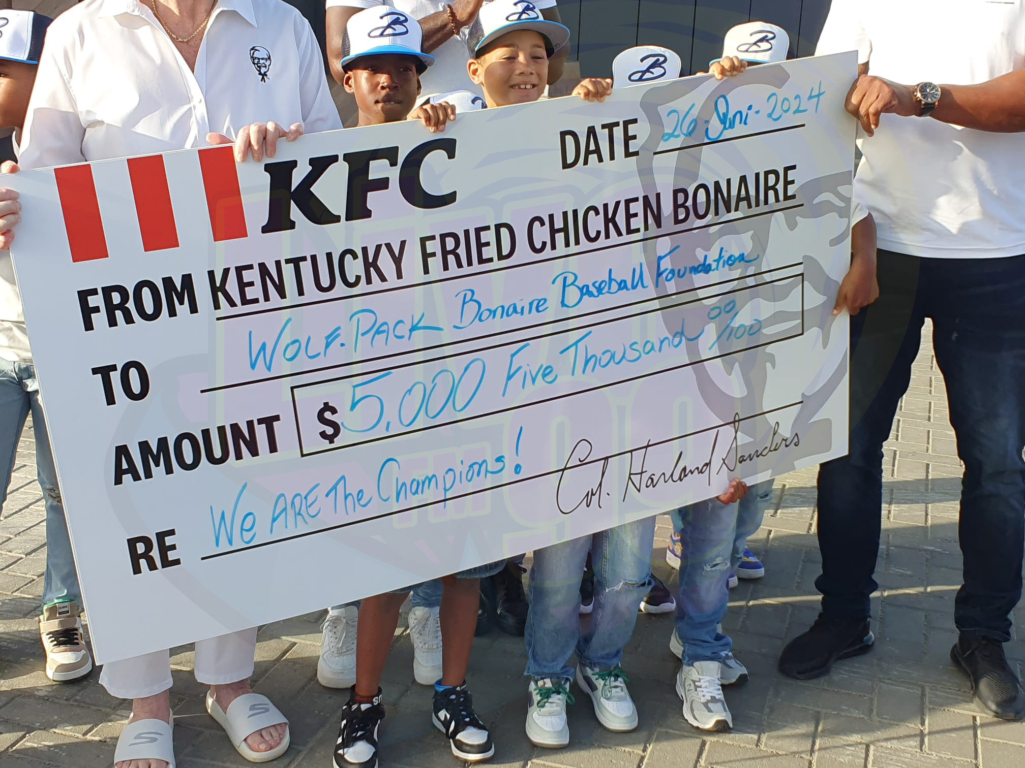 KFC TA SPÒNSER SELEKSHON U8 PONY LEAGUE KU $5000,00 PA BAI REPRESENTÁ ...
